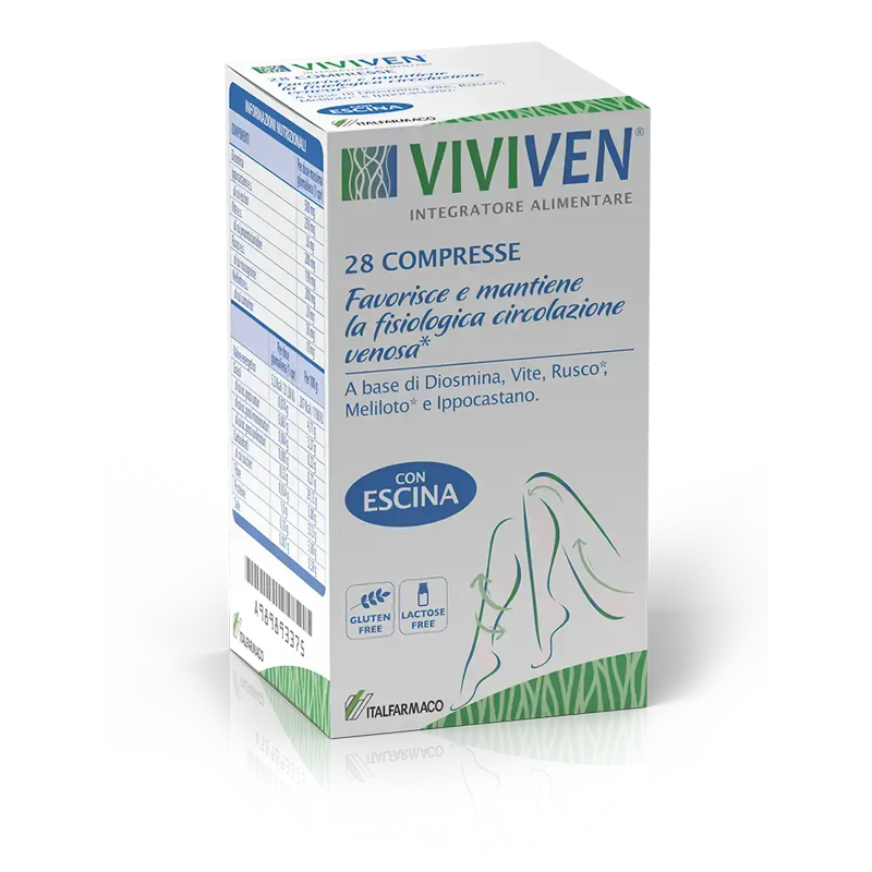 ViviVen è l'integratore 5 in 1per gambe leggere e vitali. - VIVIVEN